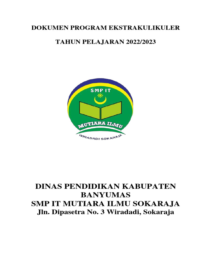 Program Ekstra | PDF | Karier & Perkembangan