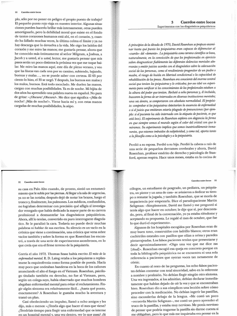 3. Cuerdos entre locos | PDF