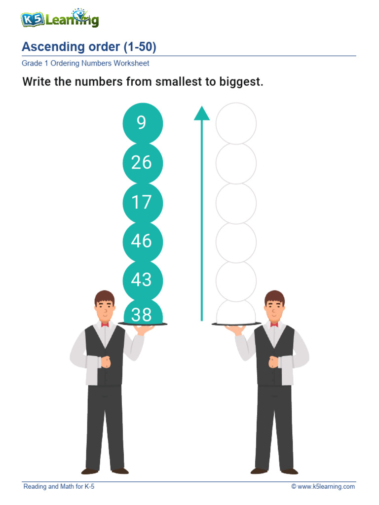 Grade 1 Number Order C | PDF