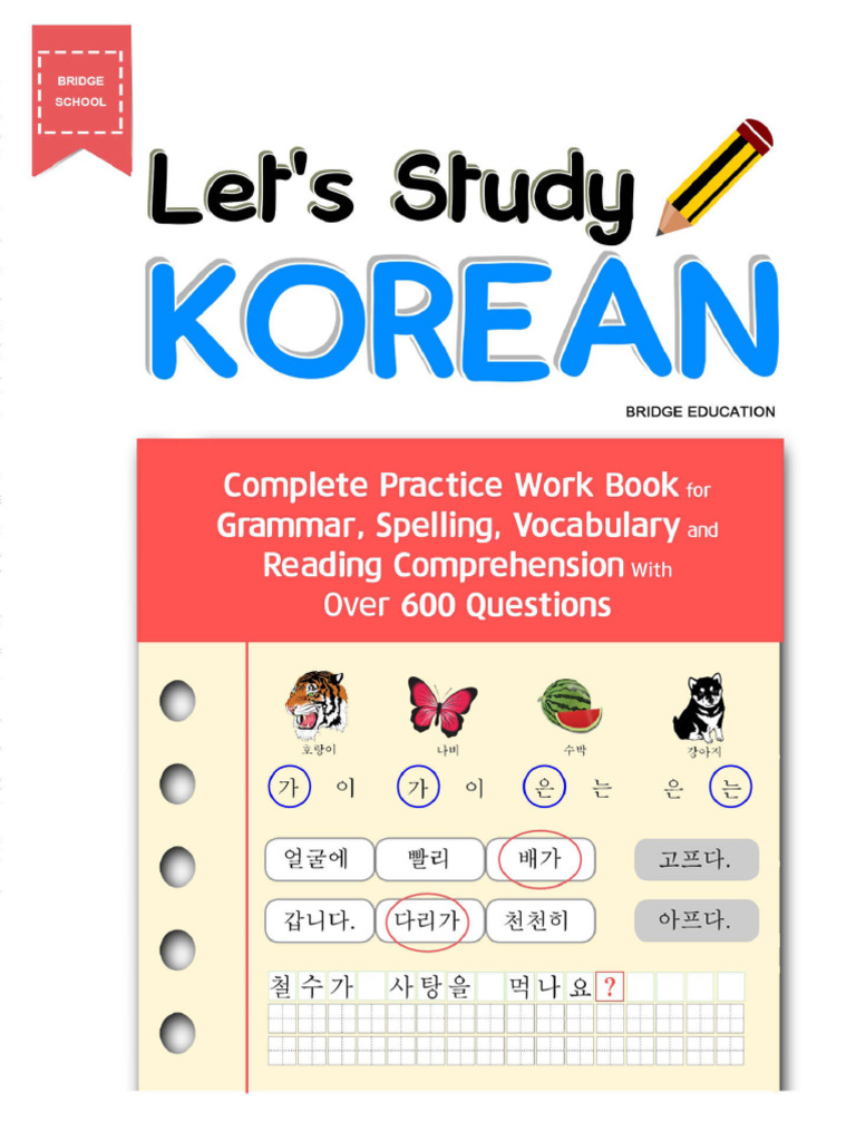 Vdoc - Pub - Lets Study Korean Complete Practice Work Book For Grammar ...