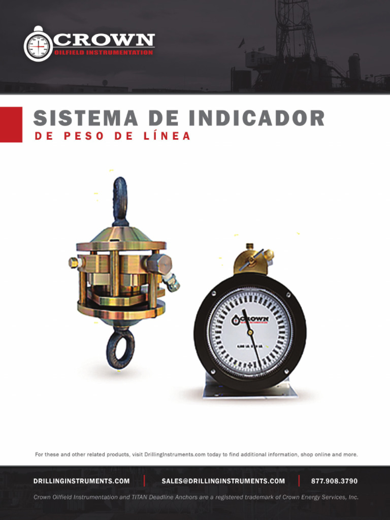 Crown Wireline Weight Indicator System - Spanish | PDF