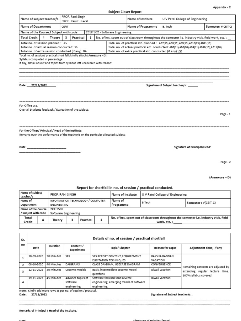 Session Closure Se Updated Pdf Computing