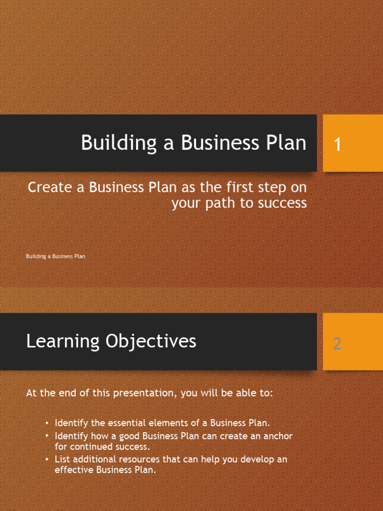 Lesson 2 Business Plan | PDF