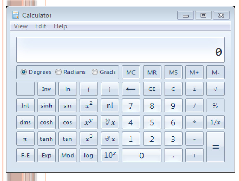Kalkulator Windows | PDF