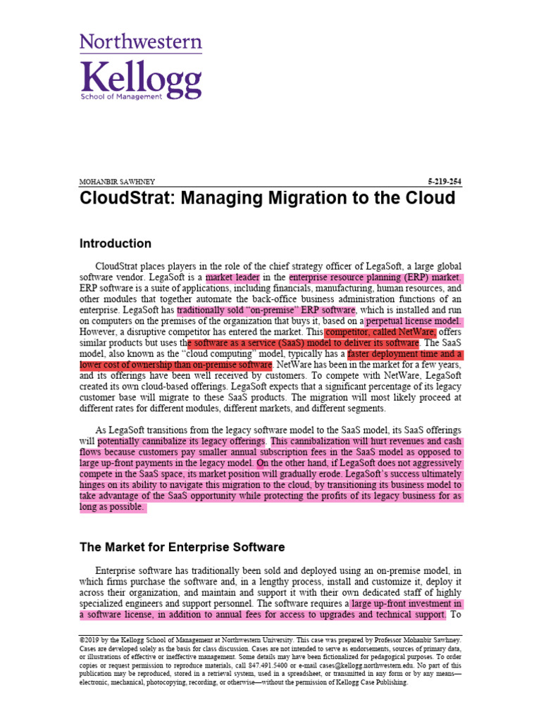 Cloudstrat Case Study | PDF | Software As A Service | Cloud Computing