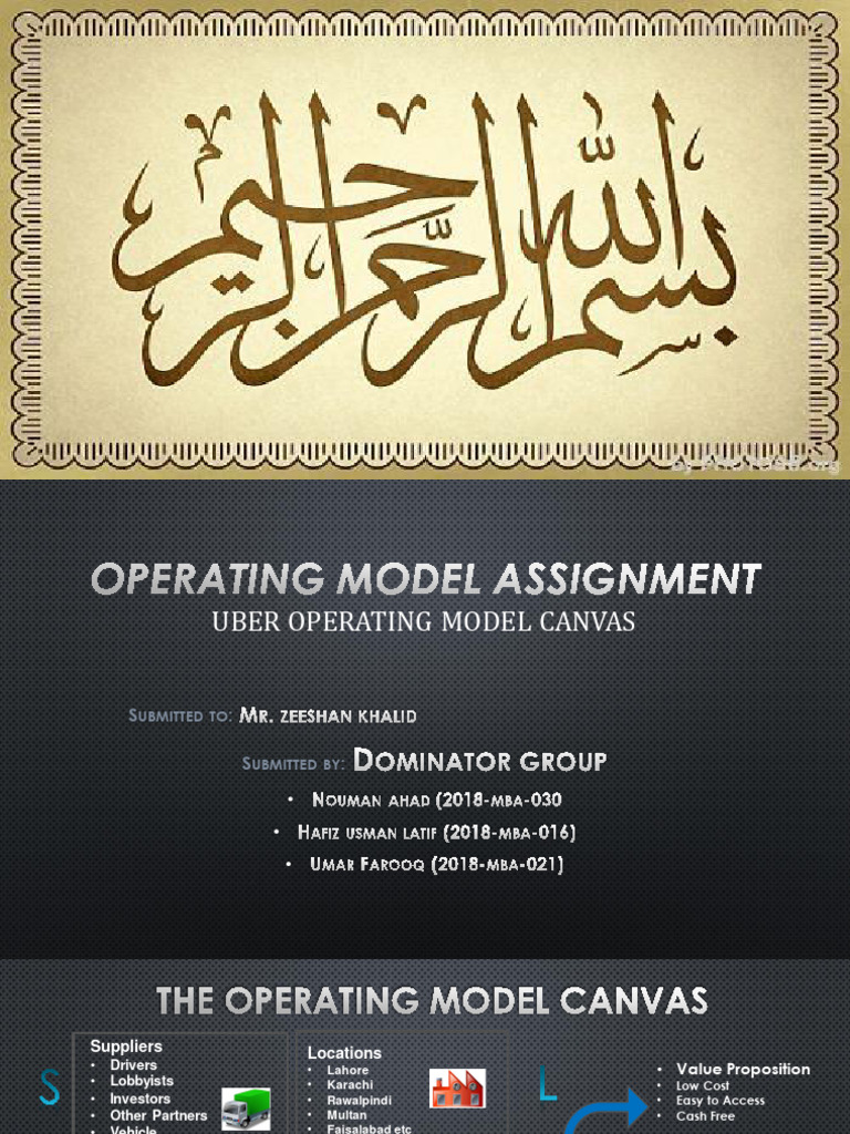 Uber Operating Model Canvas | PDF