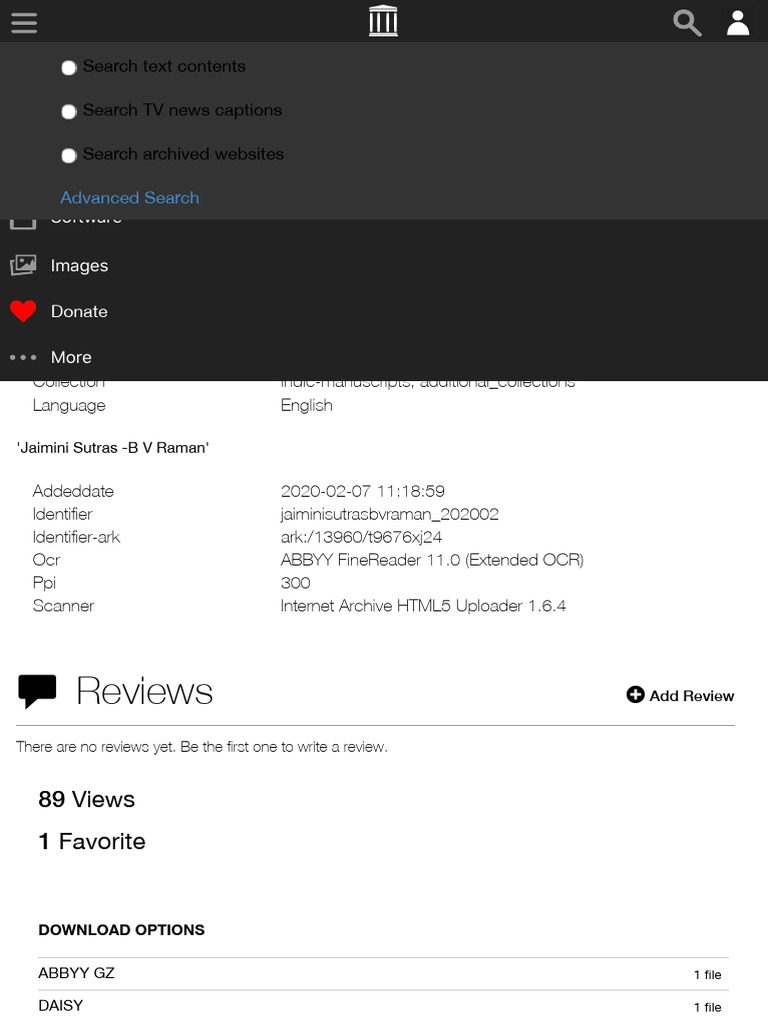 Jaimini Sutras B V Raman: Bala Kaimal | PDF