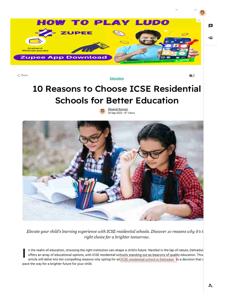 10 Reasons To Choose ICSE Residential Schools For Better Education ...