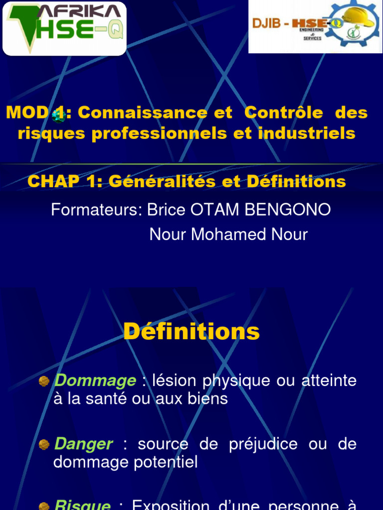 ++chap 1 Generalites Et Definitions-Module 1 | PDF ++chap 1 Generalites Et Definitions-Module 1 | PDF