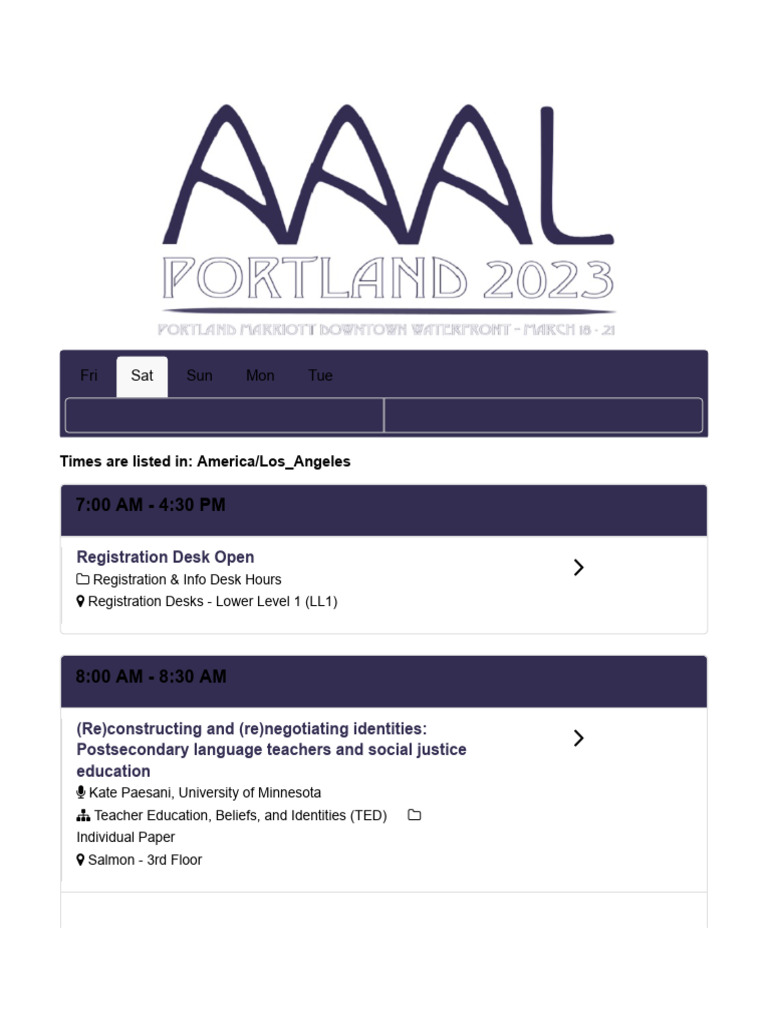 AAAL 2023 Conference | PDF