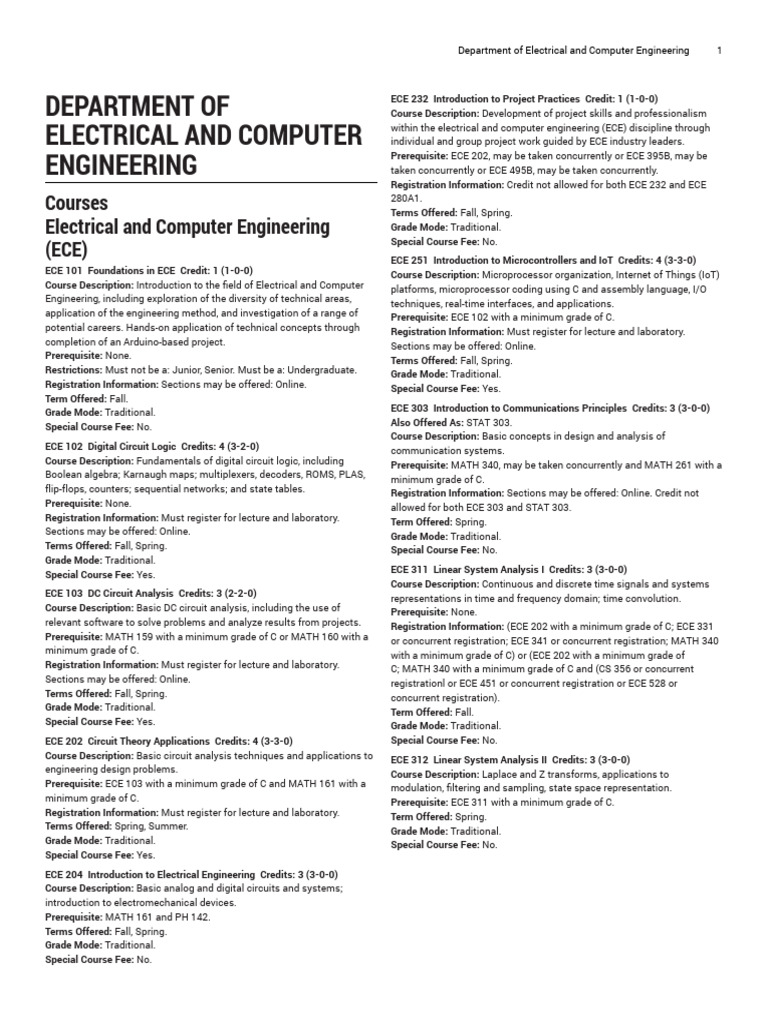 Electrical Computer Coursestext | PDF | Electronic Engineering ...