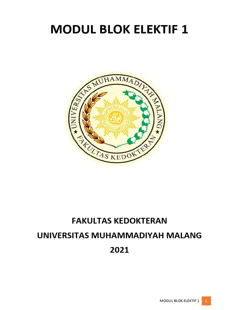 Modul Blok Elektif 1 | PDF | Kesehatan Holistik