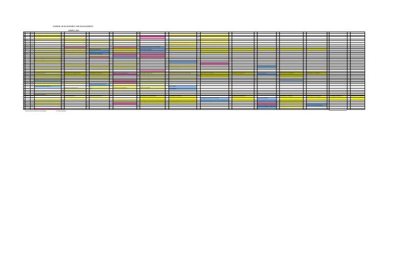 Schedule Spring 2023 | PDF