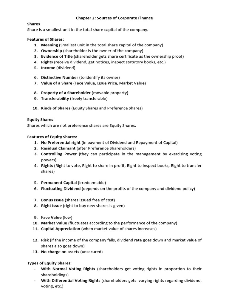 SP Complete Notes | PDF | Financial Markets | Stocks