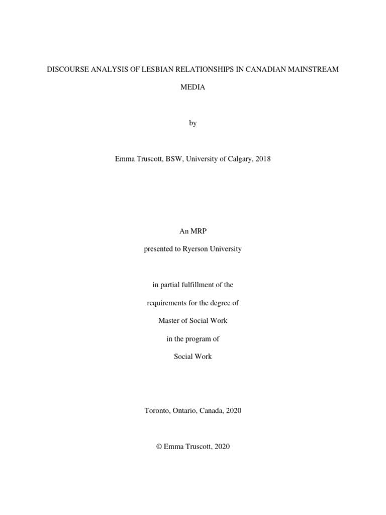 Truscott Emma | PDF | Queer Theory | LGBTQIA+ Studies