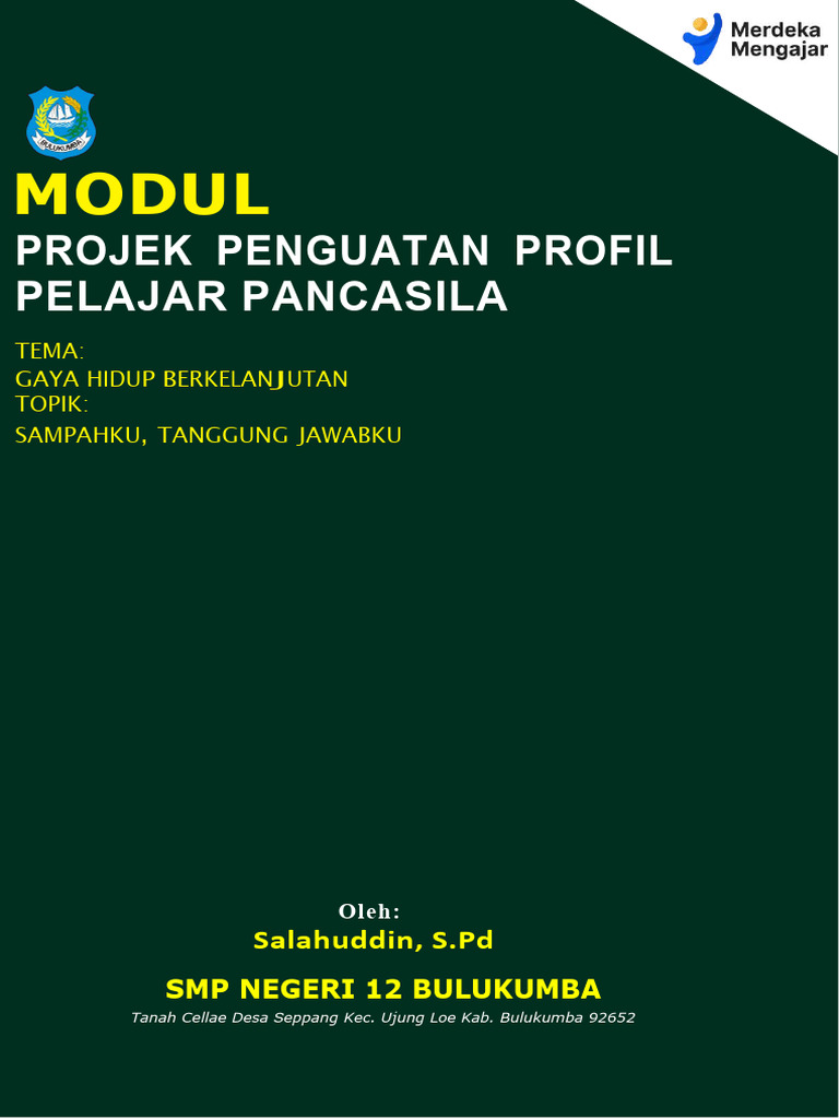 Modul Projek - Gaya Hidup Berkelanjutan, Sampahku Tanggung Jawabku ... Modul Projek - Gaya Hidup Berkelanjutan, Sampahku Tanggung Jawabku ...