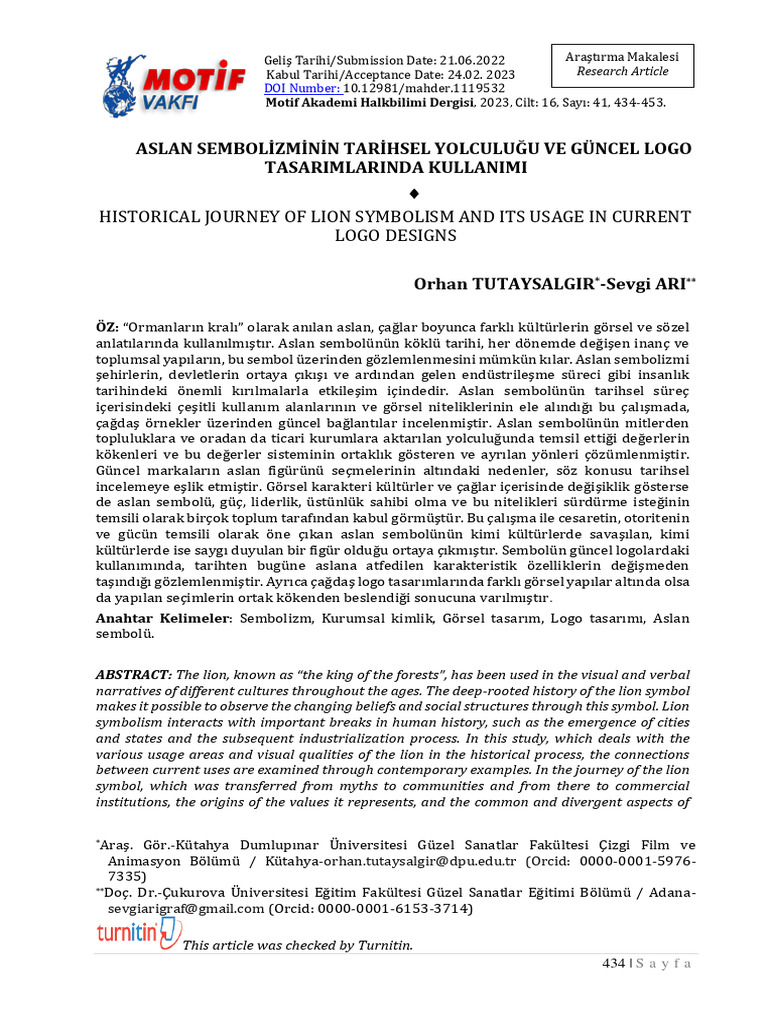 Aslan Sembolizmi | PDF