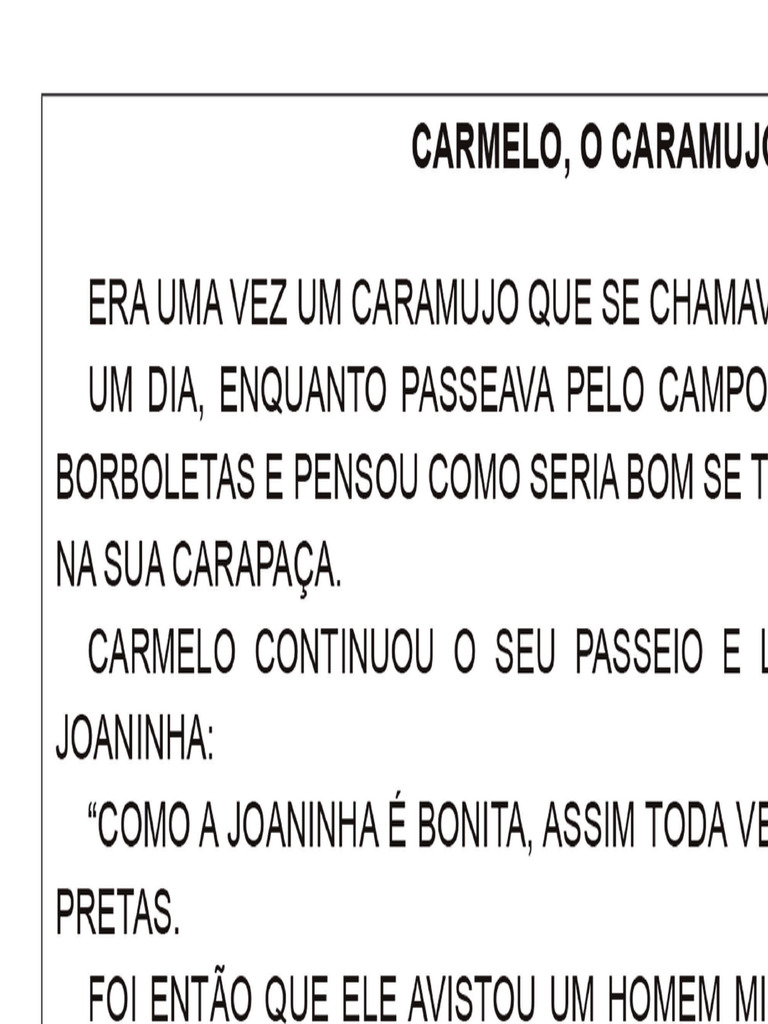 Texto Caramelo o Caramujo | PDF