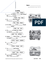 Let's Go 4 Test | PDF | Career & Growth | Language Arts & Discipline