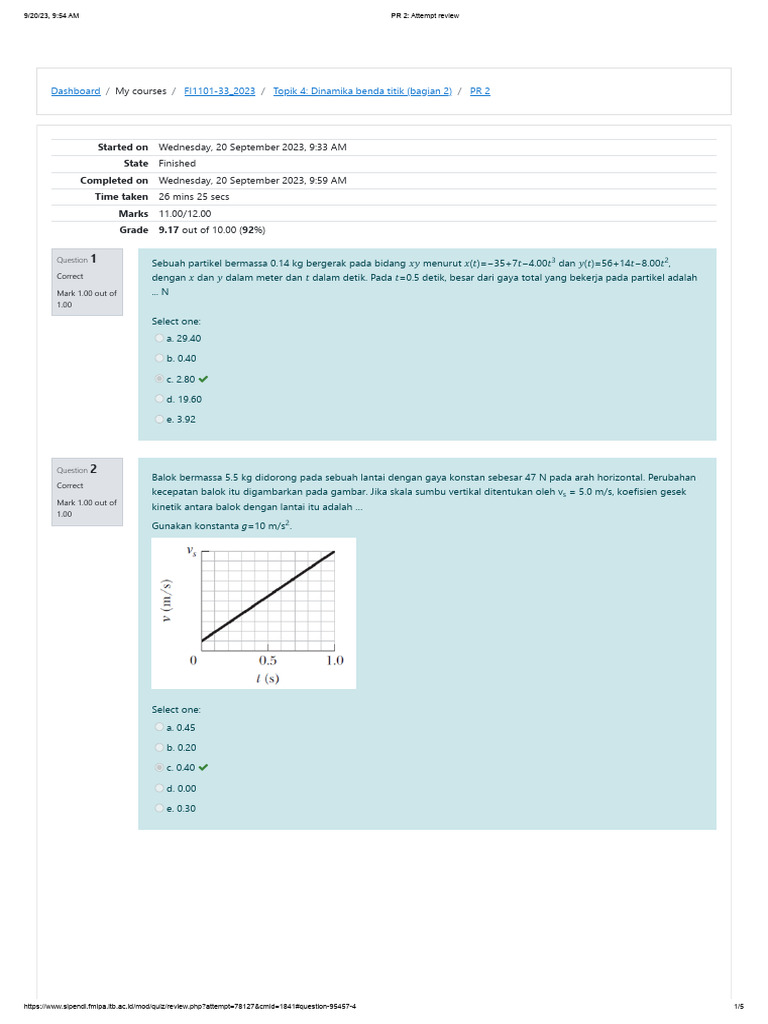 PR 2 - Attempt Review2 | PDF | Science & Mathematics