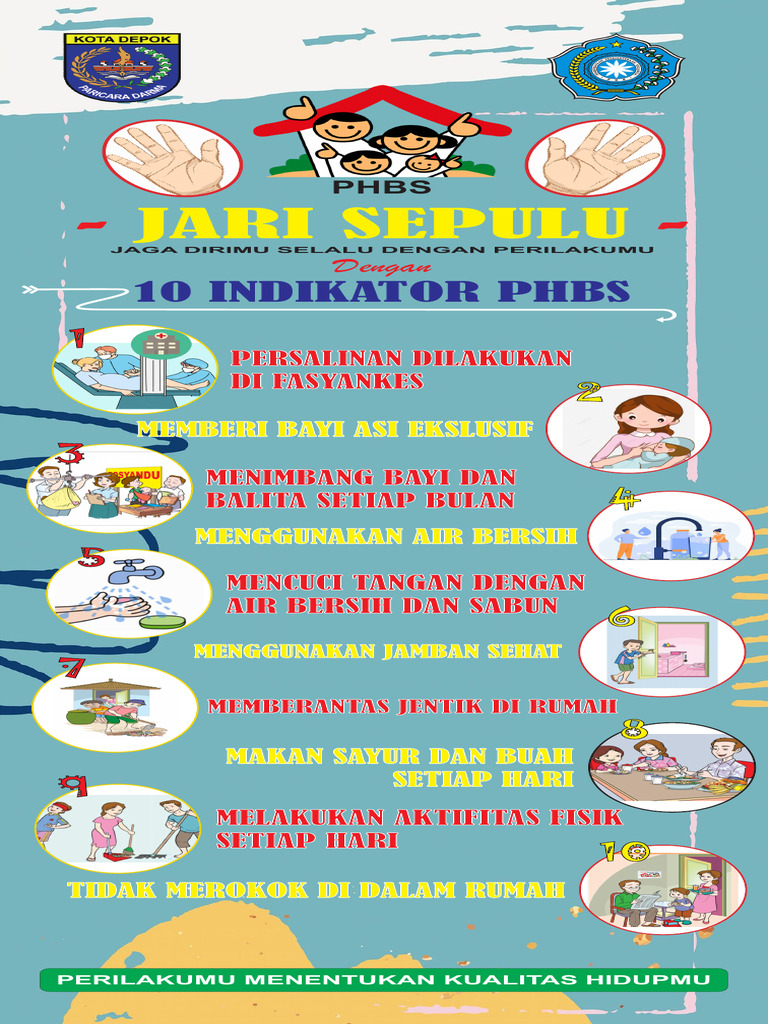 10 Indikator PHBS-1 | PDF