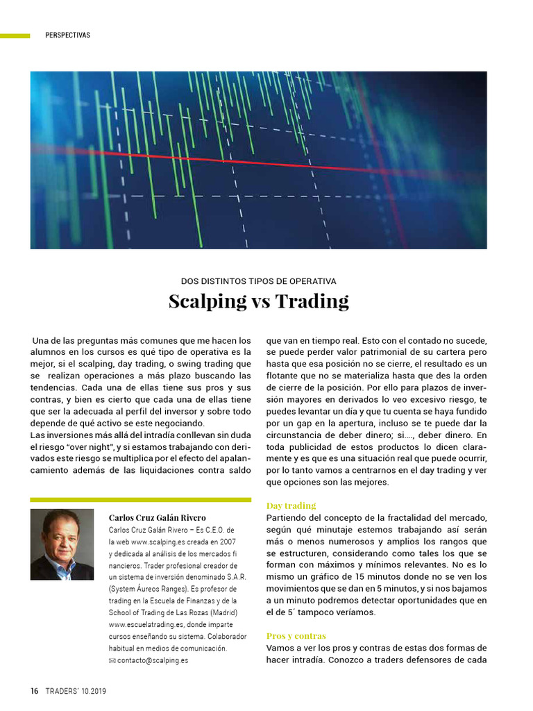Scalping Vs Trading - Dos Distintos Tipos de Operativa ...