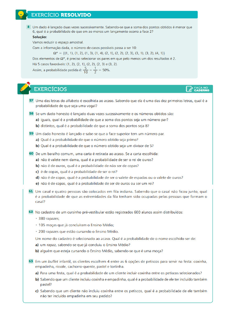 Exercícios Cap. 1 | PDF