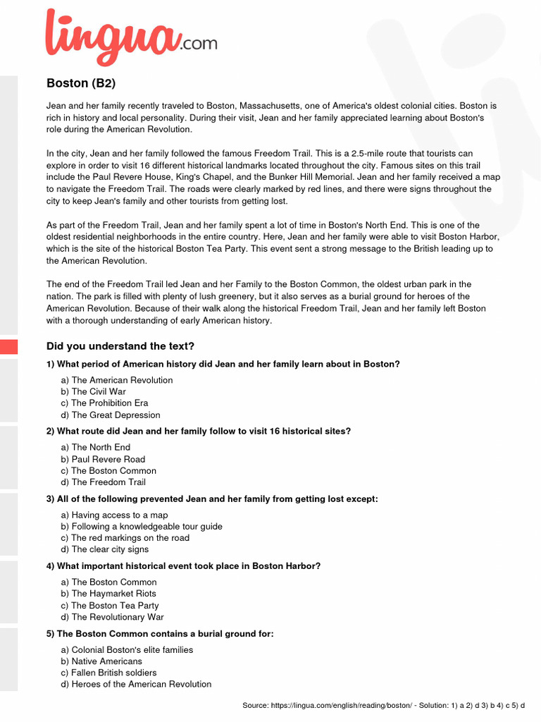 English Text Boston | PDF | Boston | American Revolution