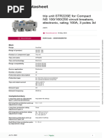 Product Datasheet: Circuit Breaker Compact NS630H - STR23SE - 630 A - 4 ...
