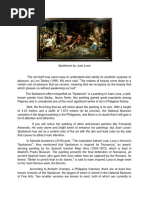 Spoliarium: A Reflection on Filipino Struggles | PDF | Paintings