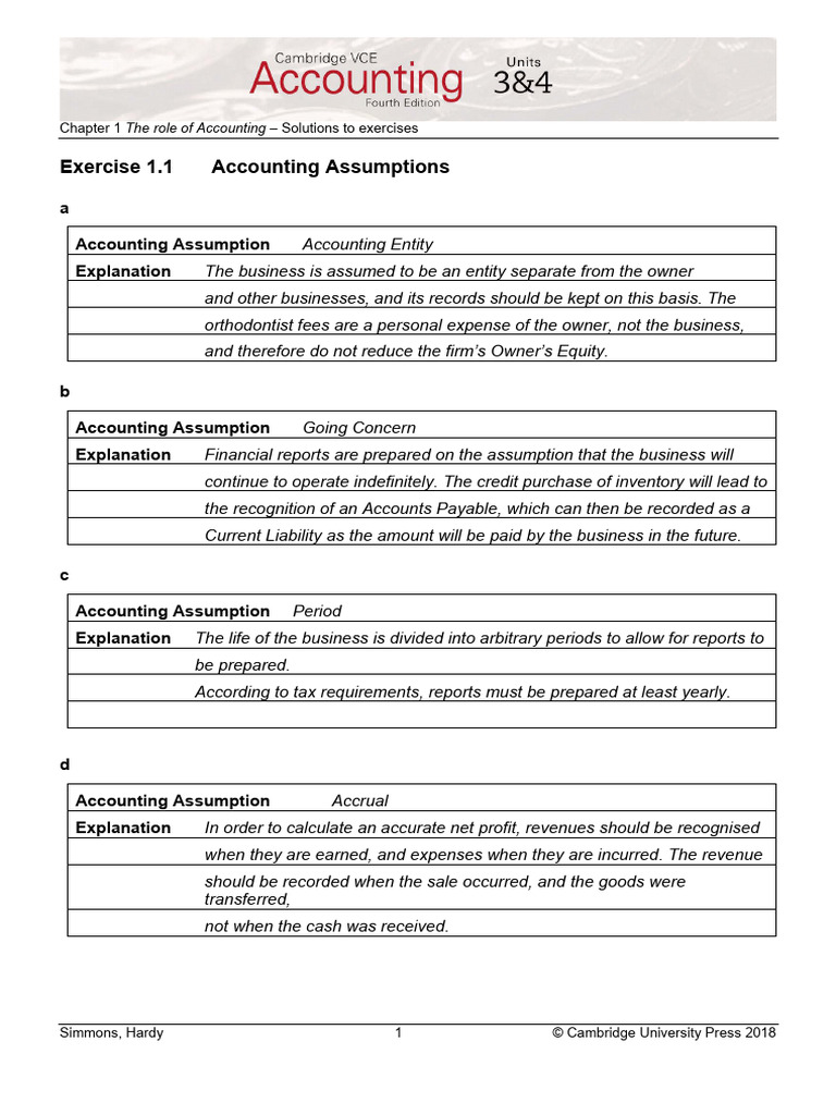 2019 Cambridge Solutions 3 4 | PDF | Debits And Credits | Balance Sheet