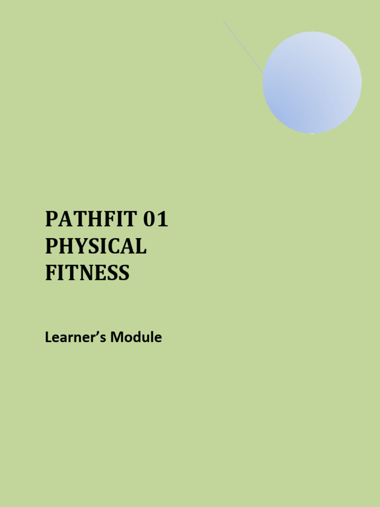 MODULE Physical Fitness | PDF