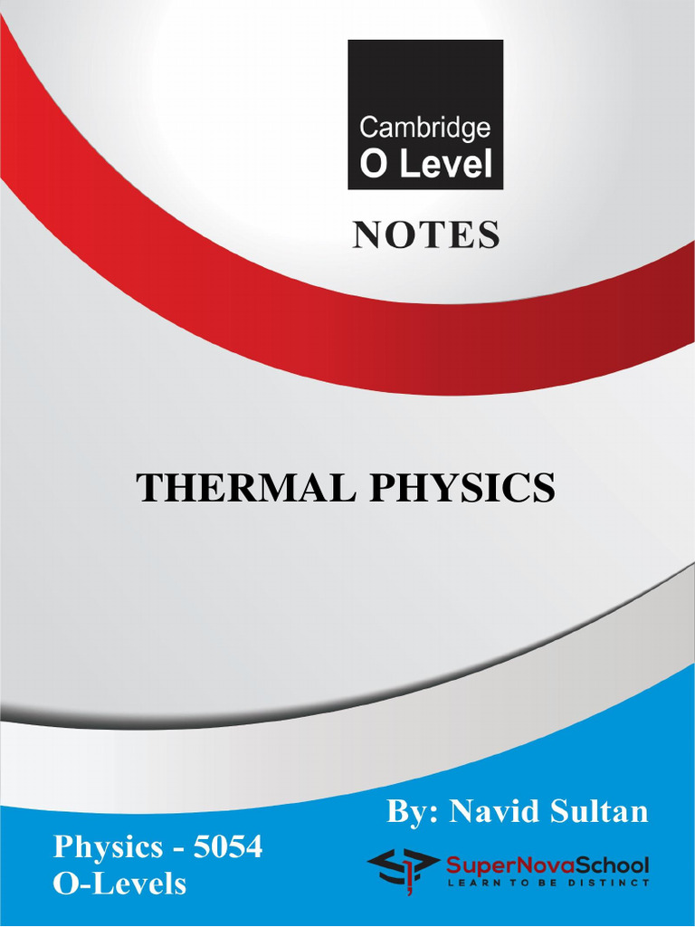Thermal Physics Notes OL | PDF