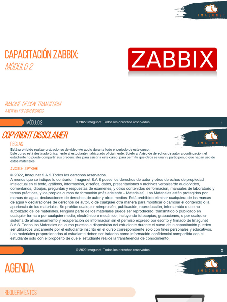 (Imagunet) Zabbix Módulo 2 | PDF | Mi sql | Derechos de autor