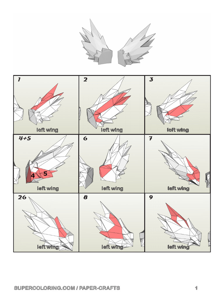 Angel Wings Paper Crafts | PDF