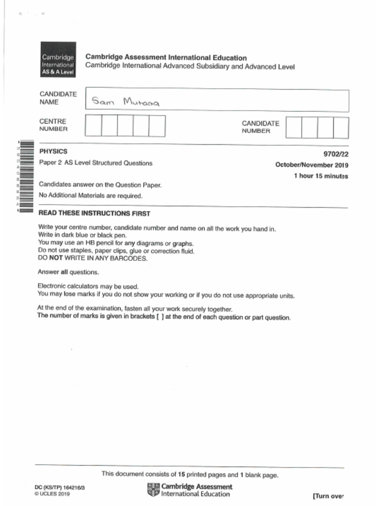 Physics Command Words | PDF