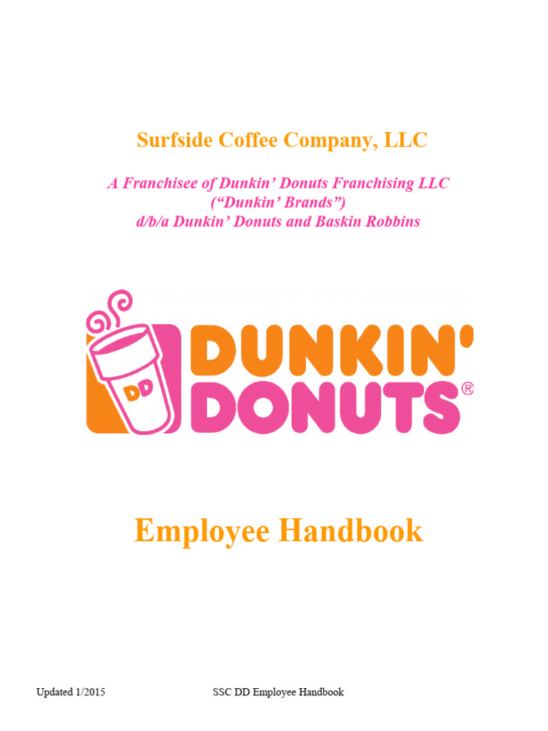 Dunkin Donuts HR Policy | PDF
