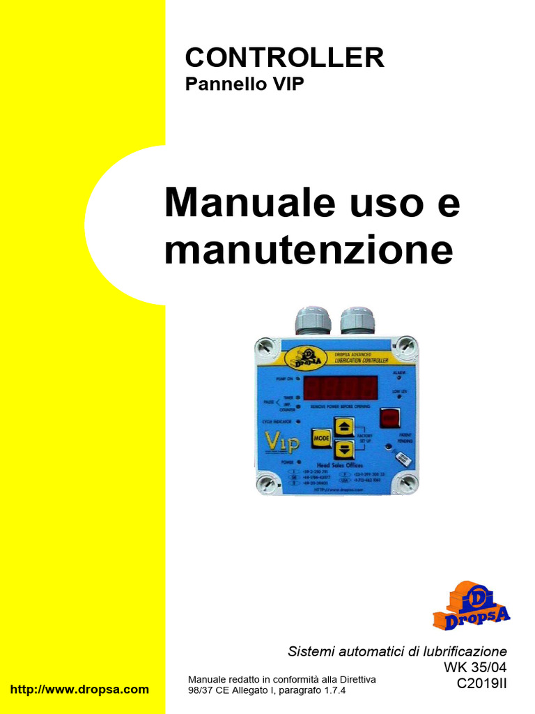 Manuale Centraline Dropsa | PDF