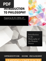 Introduction To The Philosophy of The Human Person Module 1 | PDF ...