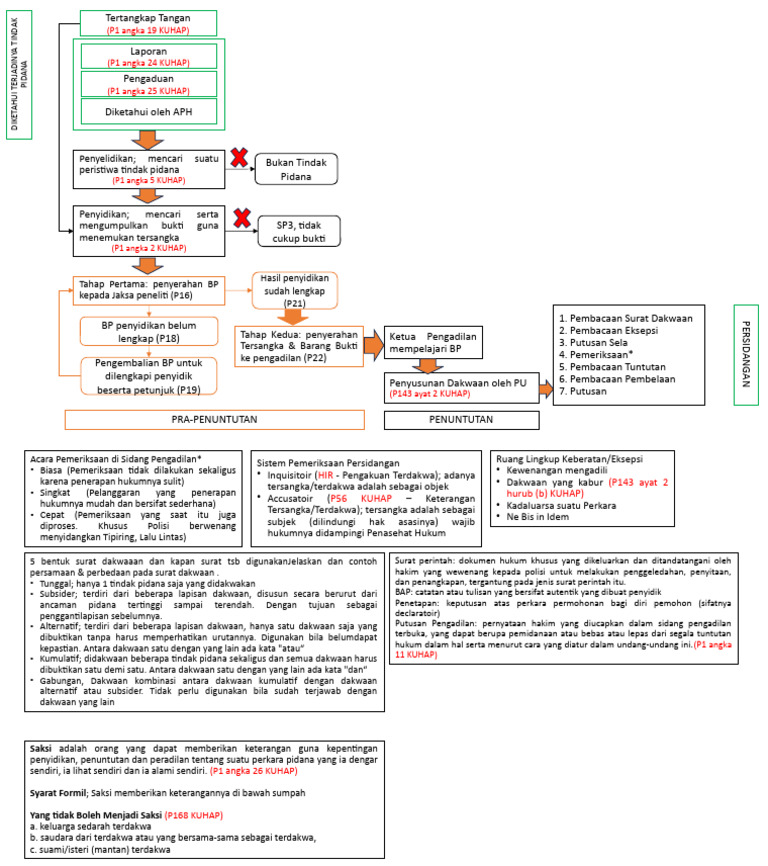Alur Acara Pidana | PDF