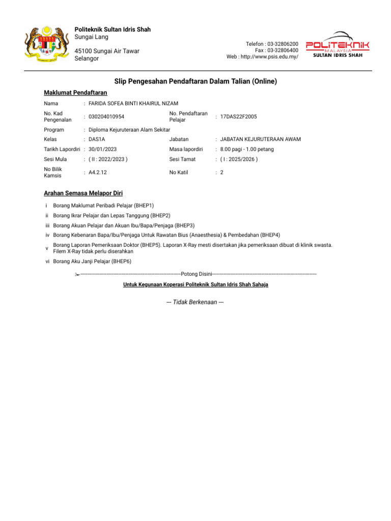 SPMP - Psis.edu - My Uspmp2 Sliplapordiri - JSP | PDF