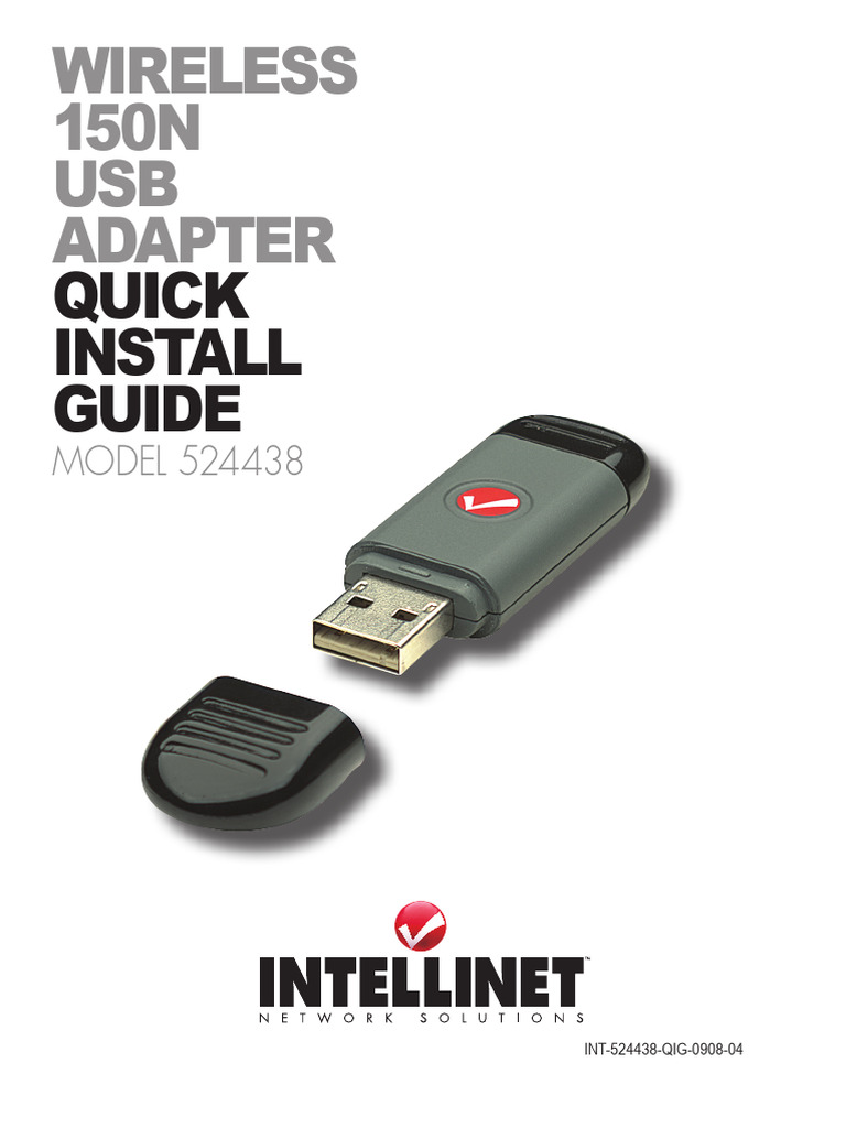 Quick Install Guide: Model 524438 | PDF | Installation (Computer Programs) | Wireless Lan