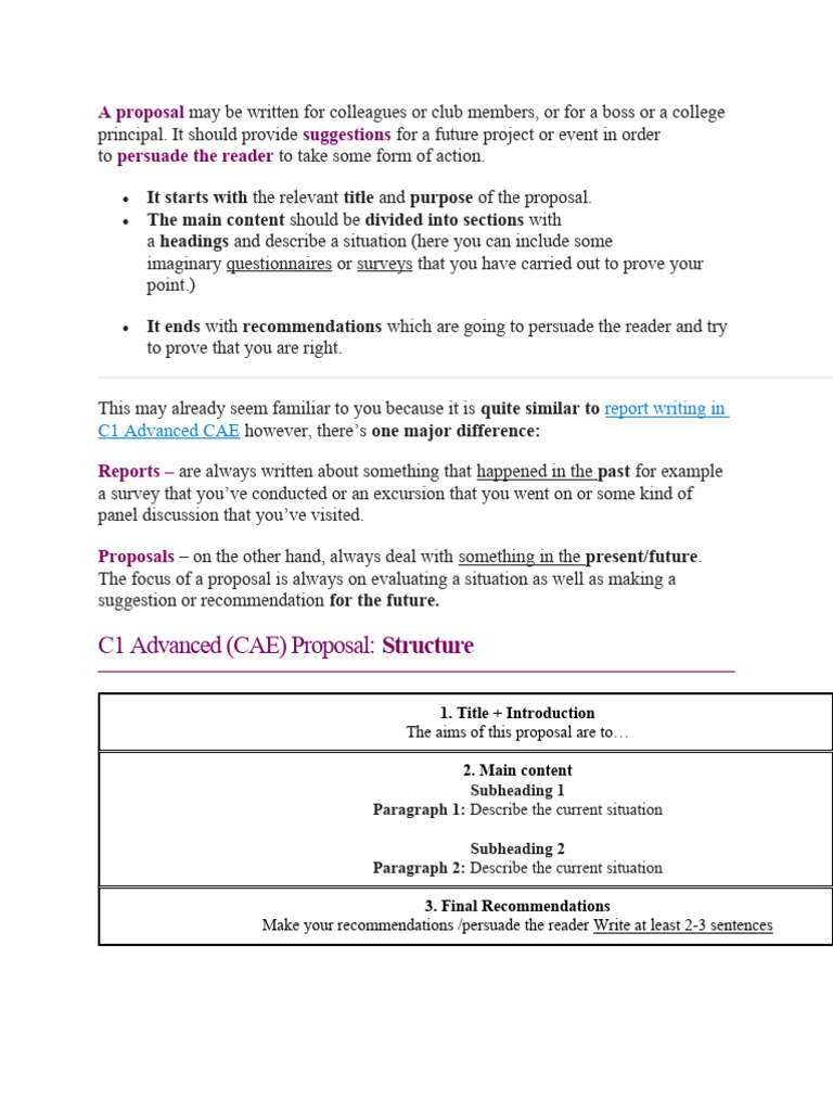 A Proposal C1 | PDF