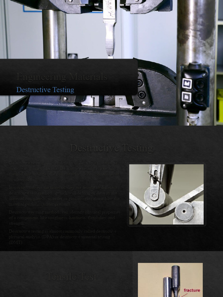TA10 Destructive Testing | PDF | Fracture | Ductility