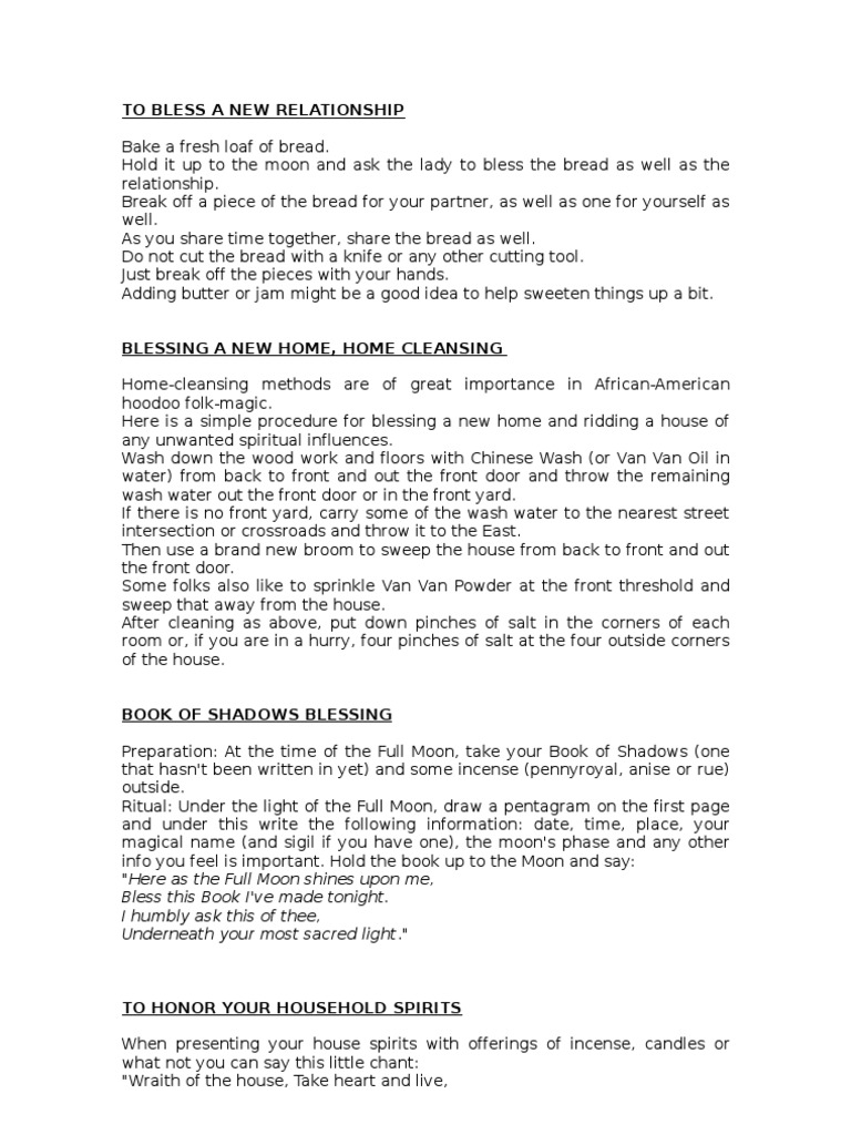 Blessings | PDF | Anointing | Altar