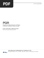 Modelo de PGR 2021 para Empresas | PDF | Avaliação de risco | Química