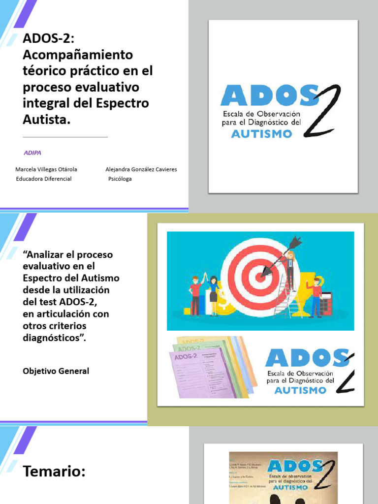 ADOS2 Acompañamiento Teórico Práctico | PDF