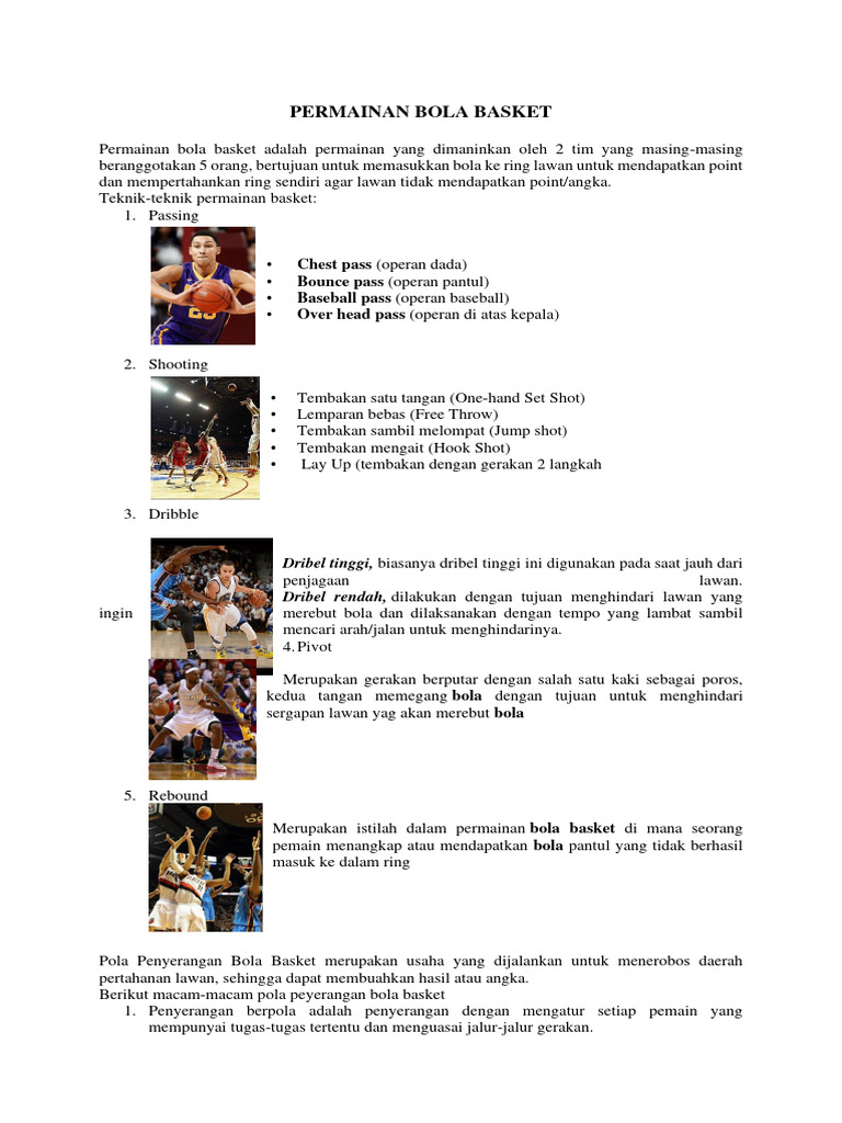 Modul Strategi Bola Basket | PDF