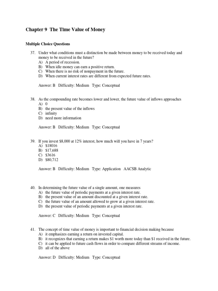 CH 9 Exercises | PDF