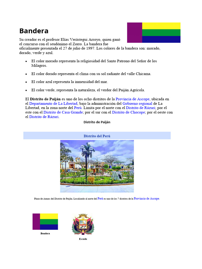 Bandera de Paiján | PDF